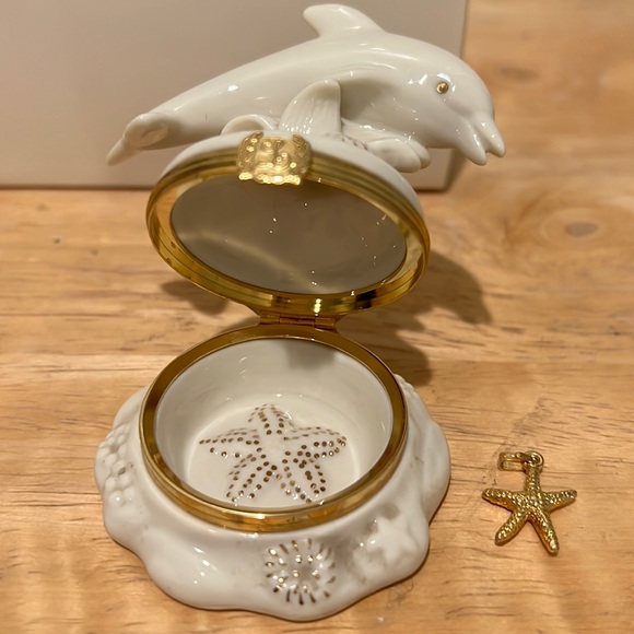 Lenox | Art | Great Giftbeautiful Lenox China Dolphin Seascape Boxopens ...